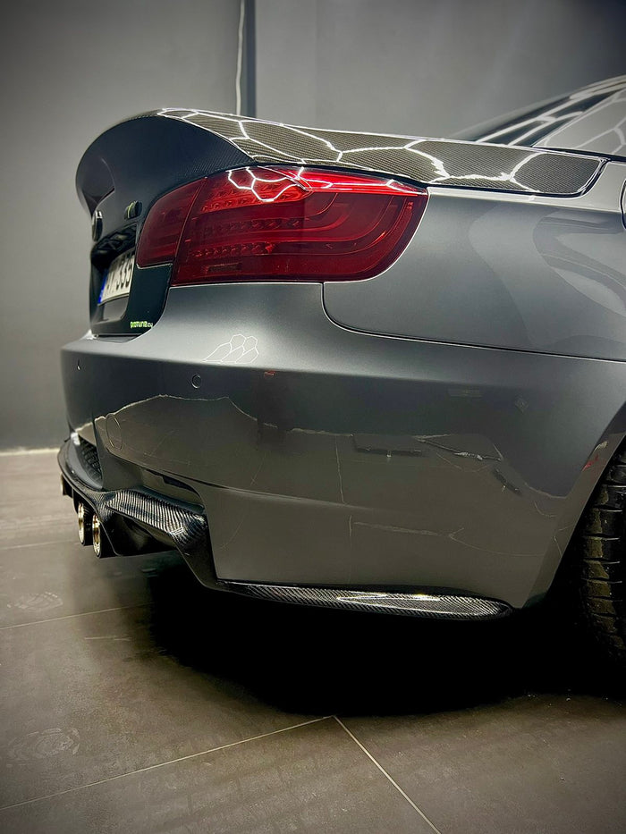 BMW E92-E93 M3 Rear Bumper Carbon Spats Fins