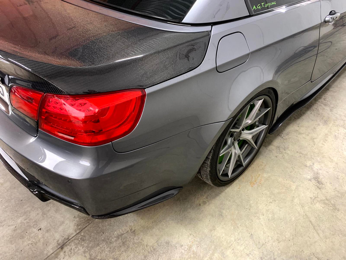 BMW E92-E93 M3 Rear Bumper Carbon Spats Fins