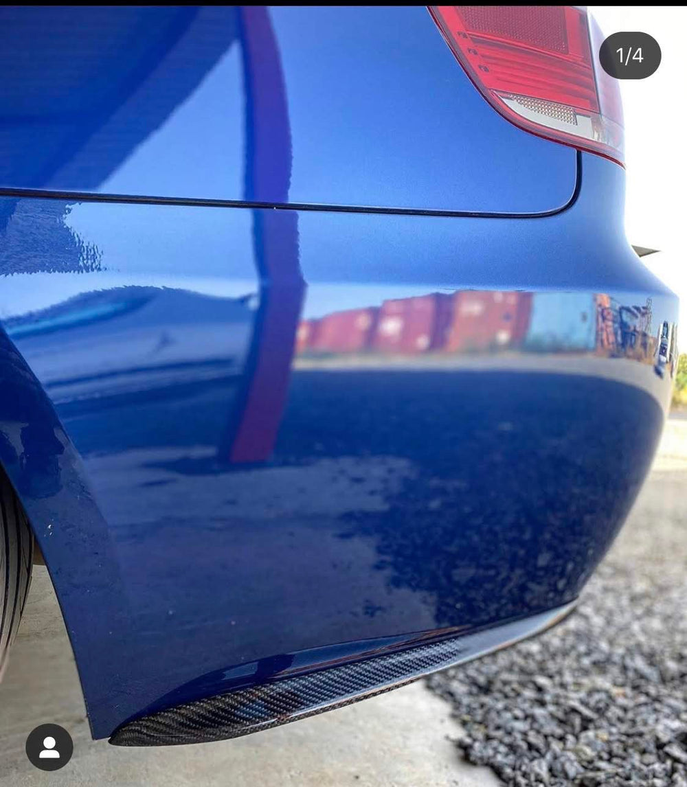 BMW E92-E93 Rear Bumper Carbon Spats Fins